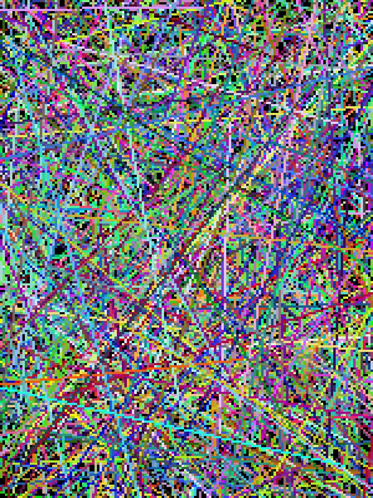 "Pixel lines" Sticker by myelin | Redbubble