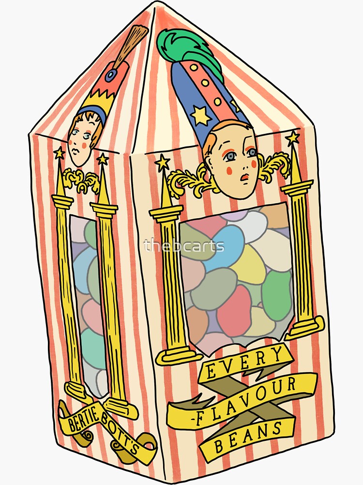 "Every Flavour Beans" Sticker for Sale by thebcarts | Redbubble