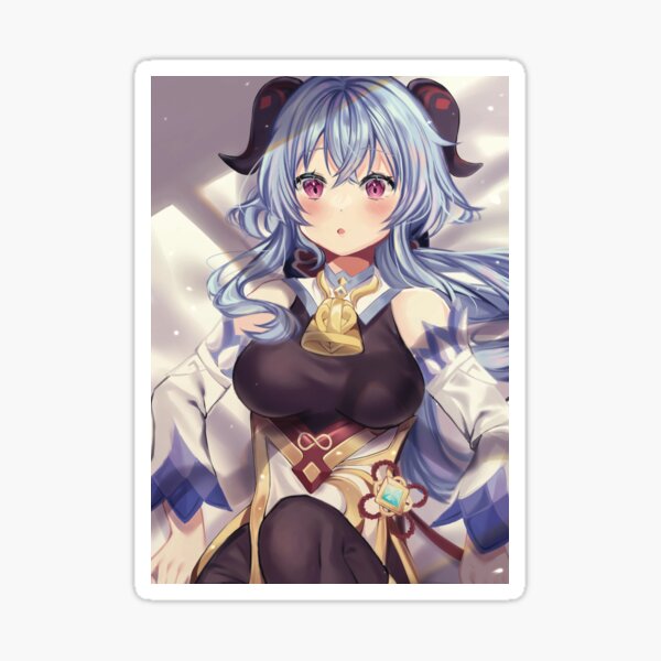 "Genshin Impact Ganyu" Sticker by delfinart | Redbubble