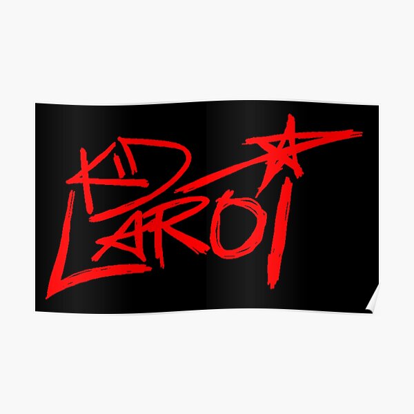 "Red logo the kid laroi" Poster for Sale by jarevanek | Redbubble