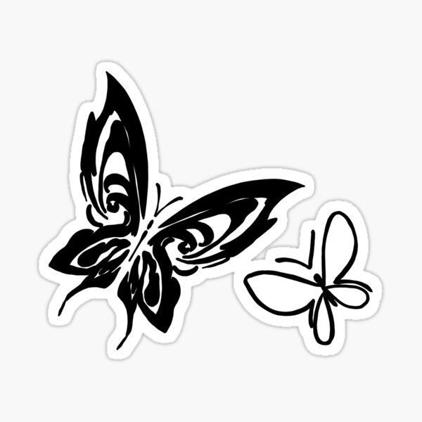 "Butterfly tattoo nevertheless kdrama " Sticker by sumudubc | Redbubble