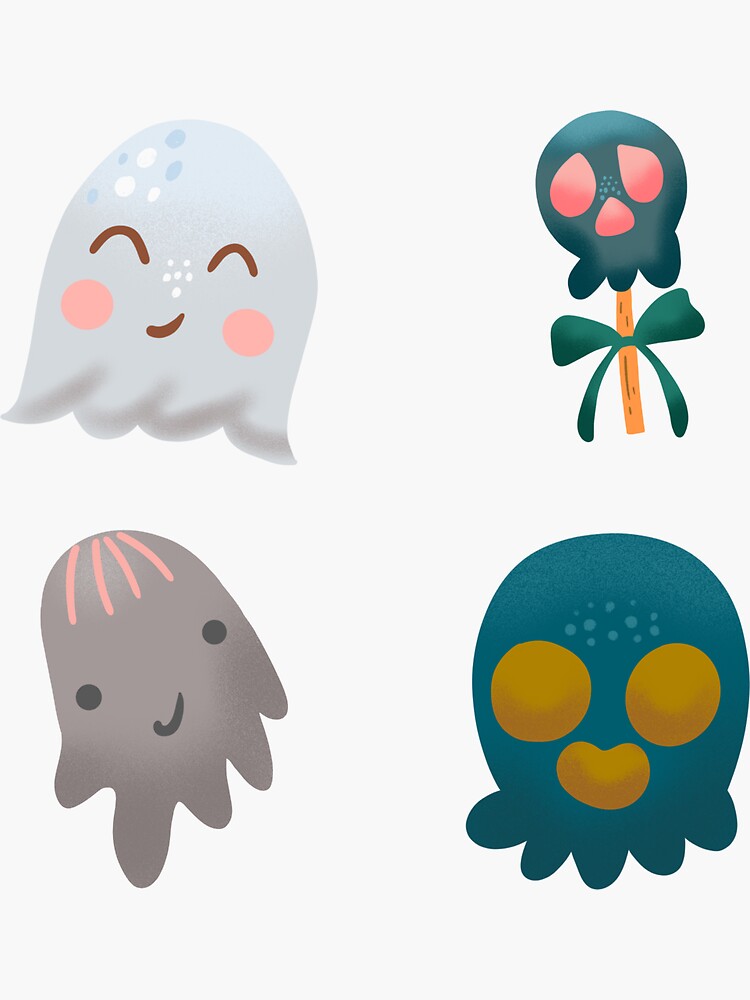 "Cute boo pack" Sticker for Sale by Lilydream | Redbubble