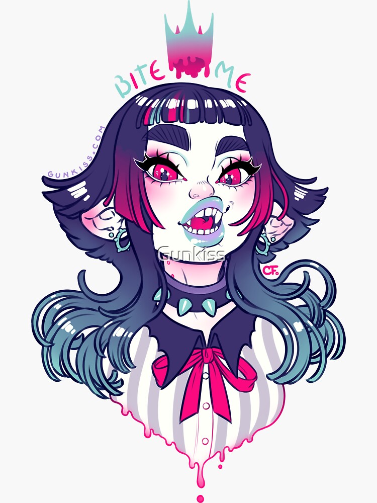 "Vee" Sticker for Sale by Gunkiss | Redbubble
