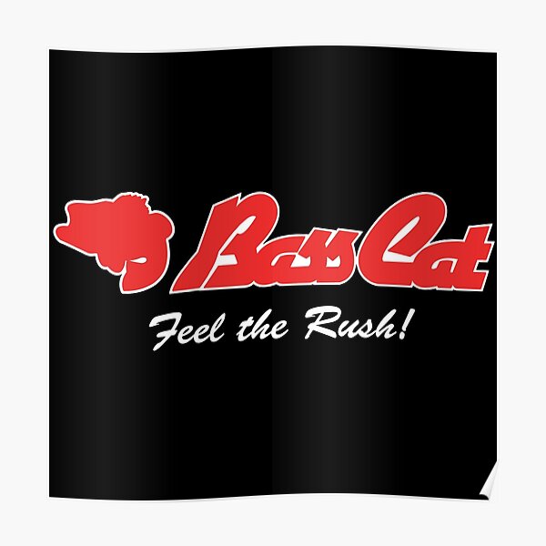 "Bass Cat Logo" Poster for Sale by CallysShop | Redbubble