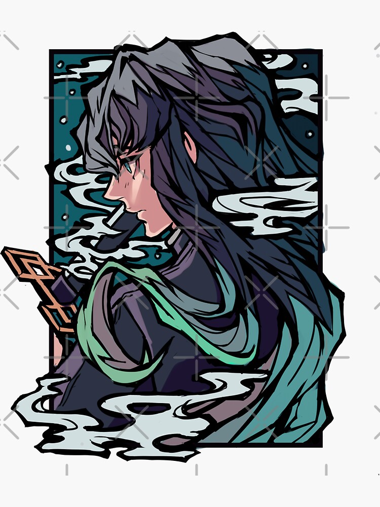 "Muichiro Tokito" Sticker for Sale by zanyart | Redbubble