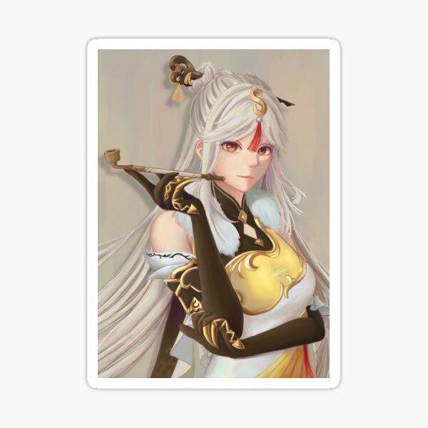 "Genshin Impact Ningguang" Sticker for Sale by freddiecatt | Redbubble