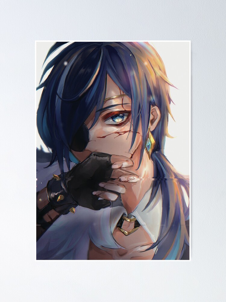 "Genshin Impact Kaeya" Poster by delfinart | Redbubble