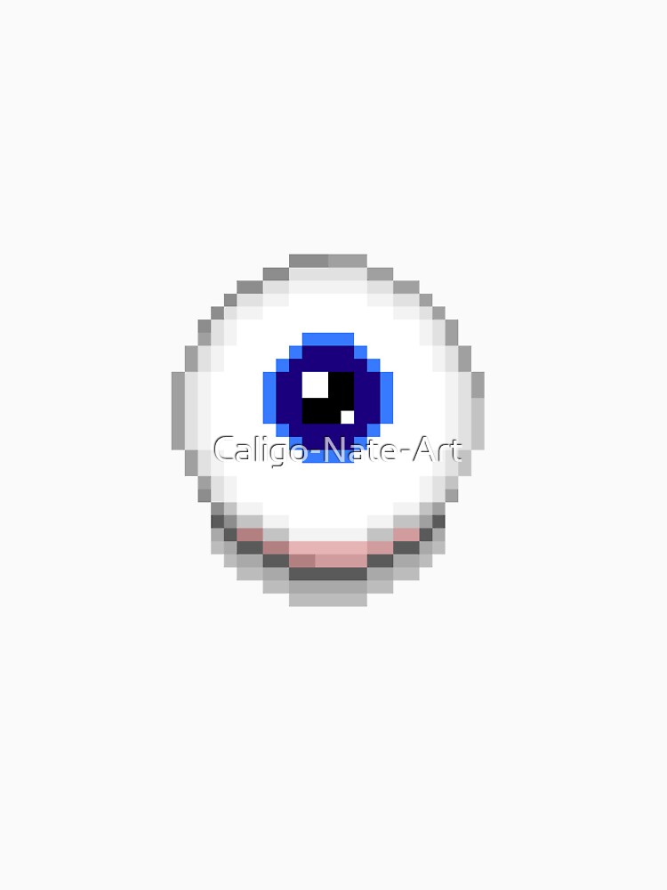 "8-Bit Eye" T-shirt for Sale by Caligo-Nate-Art | Redbubble | pixel t ...