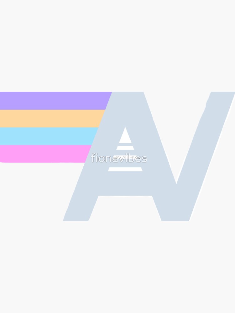 "Random color aviator nation logo" Sticker for Sale by fionavibes ...