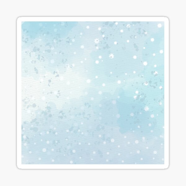 "Winter Snowing Colours" Sticker for Sale by inspired-works | Redbubble