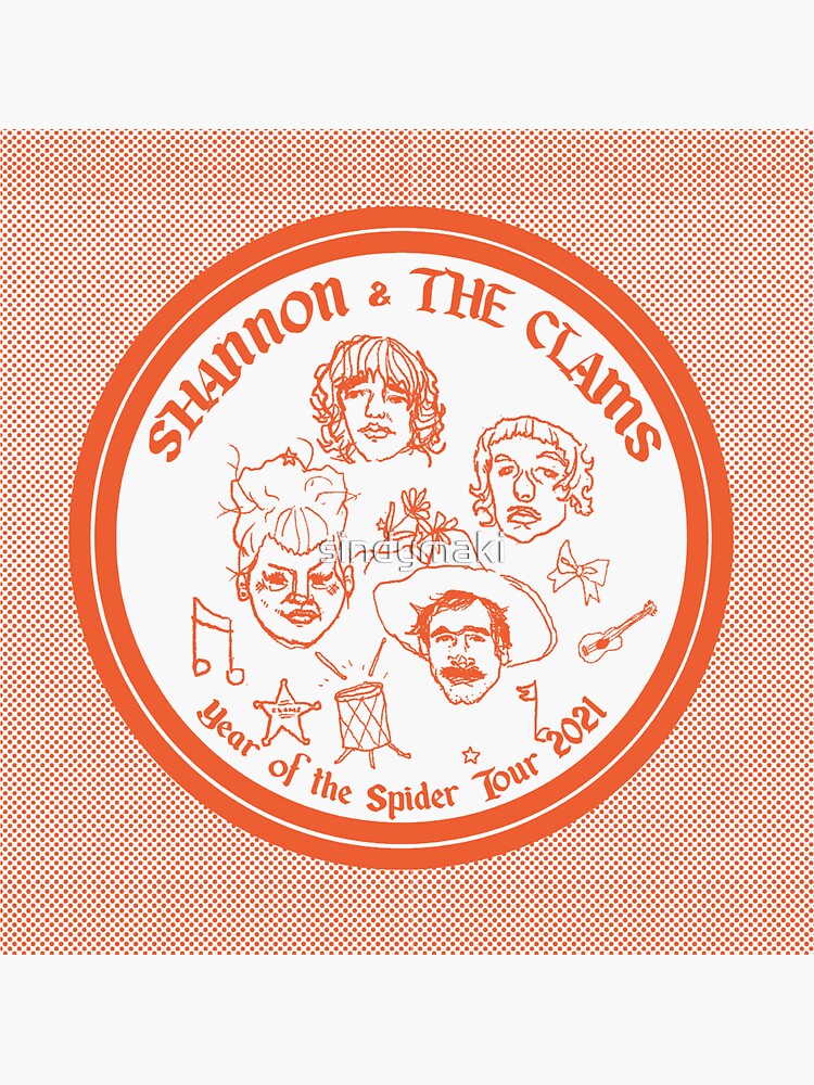 Pegatina «Tour de Threesa Shannon y el año de la araña» de sindymaki ...