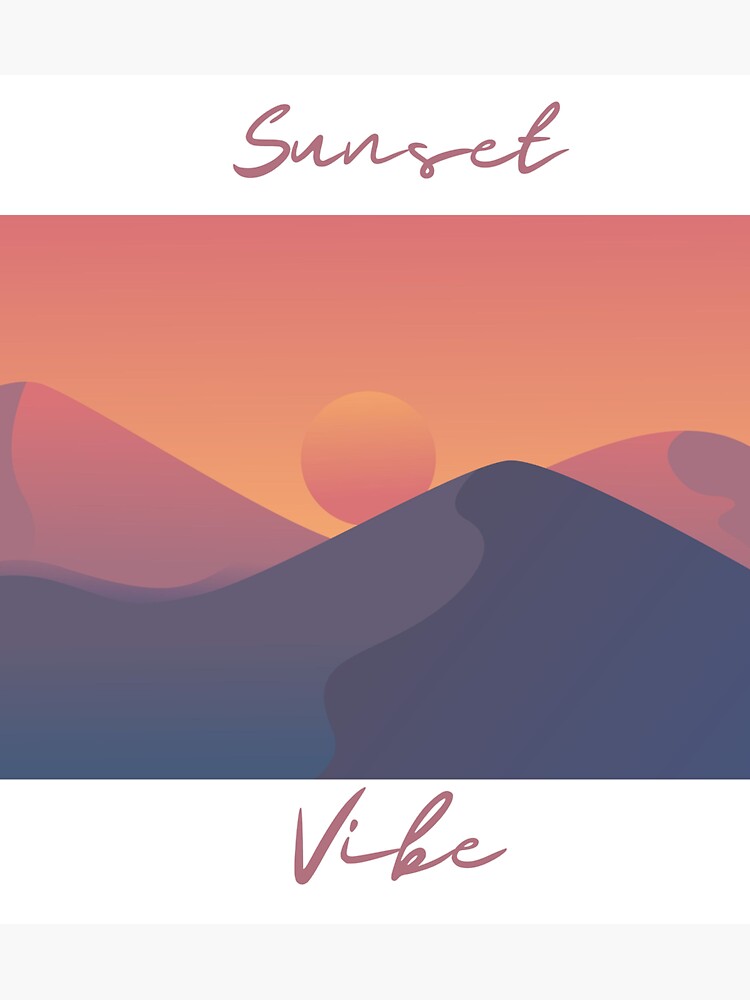 "Miraculous Sunset Mountain View" Sticker for Sale by Aimee-moonchild ...