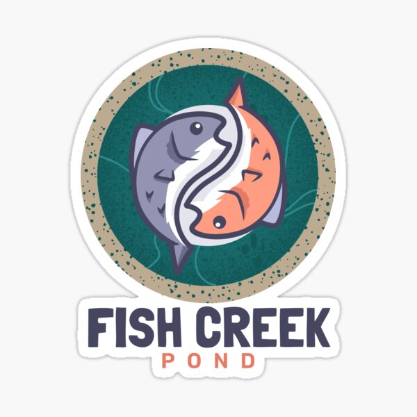 "Fish creek pond" Sticker for Sale by fhodgson | Redbubble