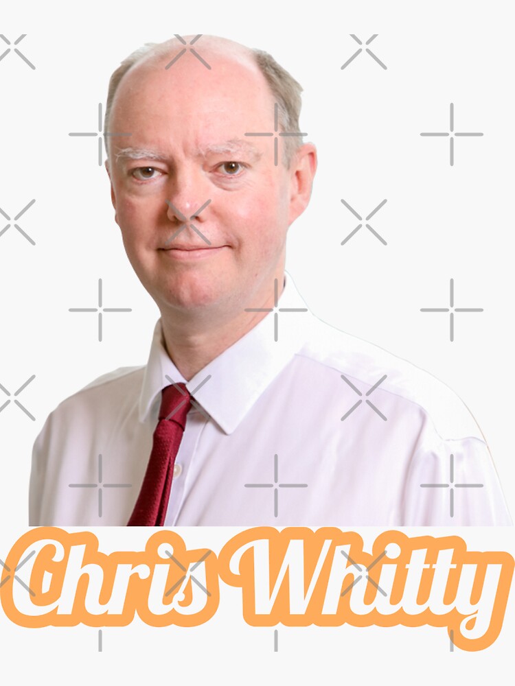 "chris whitty" Sticker for Sale by Mariocii | Redbubble