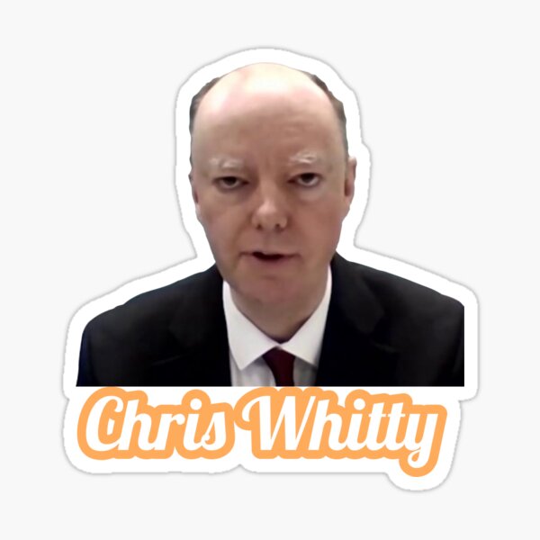 " chris whitty" Sticker for Sale by Mariocii | Redbubble