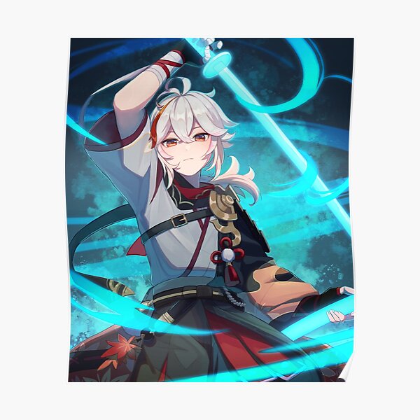 "Genshin Impact Kazuha" Poster for Sale by Seodalmi | Redbubble