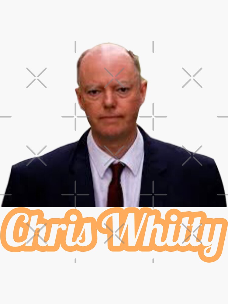 "chris whitty" Sticker for Sale by Mariocii | Redbubble