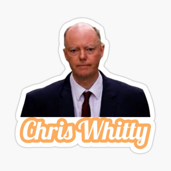 "chris whitty" Sticker for Sale by Mariocii | Redbubble