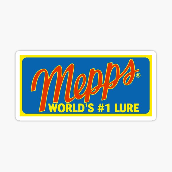 "Mepps World's #1 Lure Pocket" Sticker for Sale by ImsongShop | Redbubble