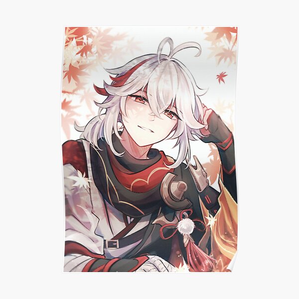 "Genshin Impact Kazuha" Poster for Sale by delfinart | Redbubble