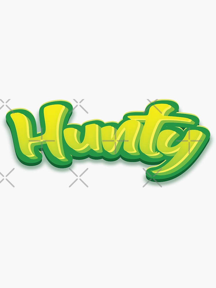 "Hunty " Sticker for Sale by ProjectX23 | Redbubble