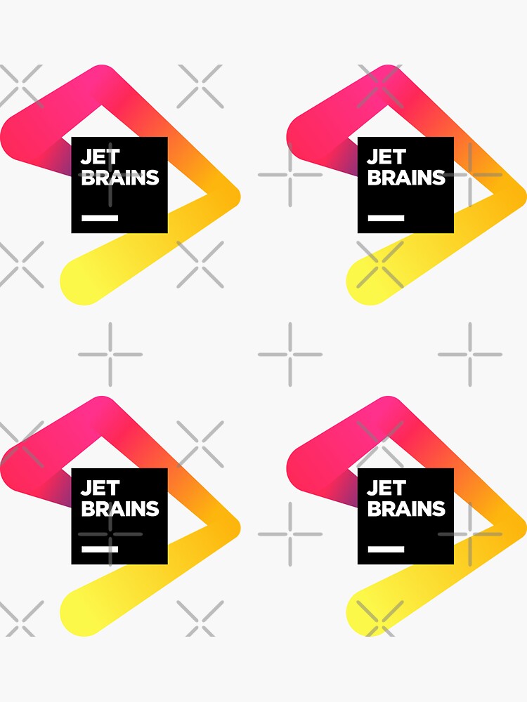 "JetBrains Main Logos - Sticker Pack" Sticker by zombieoummy | Redbubble