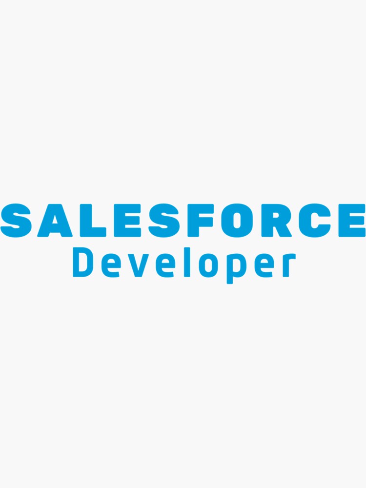 "Salesforce Developer - Work from Home Essential " Sticker for Sale by ...