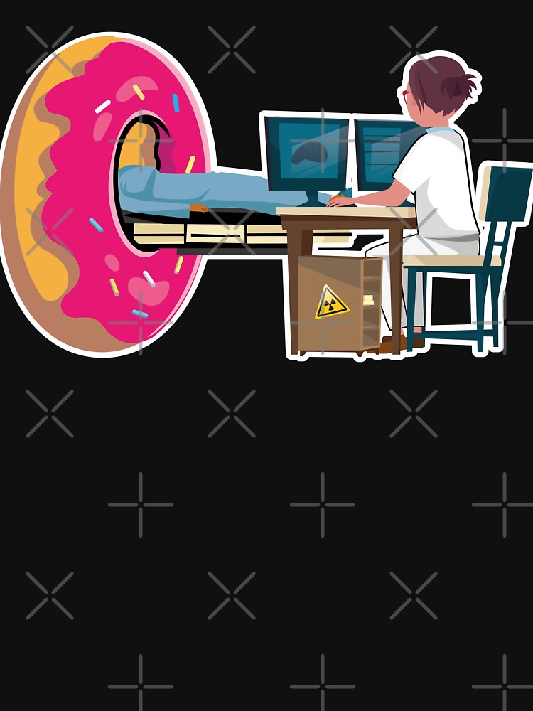 "Funny Rad tech Ct Scan Mri Donut Medical Radiology" Classic T-Shirt ...