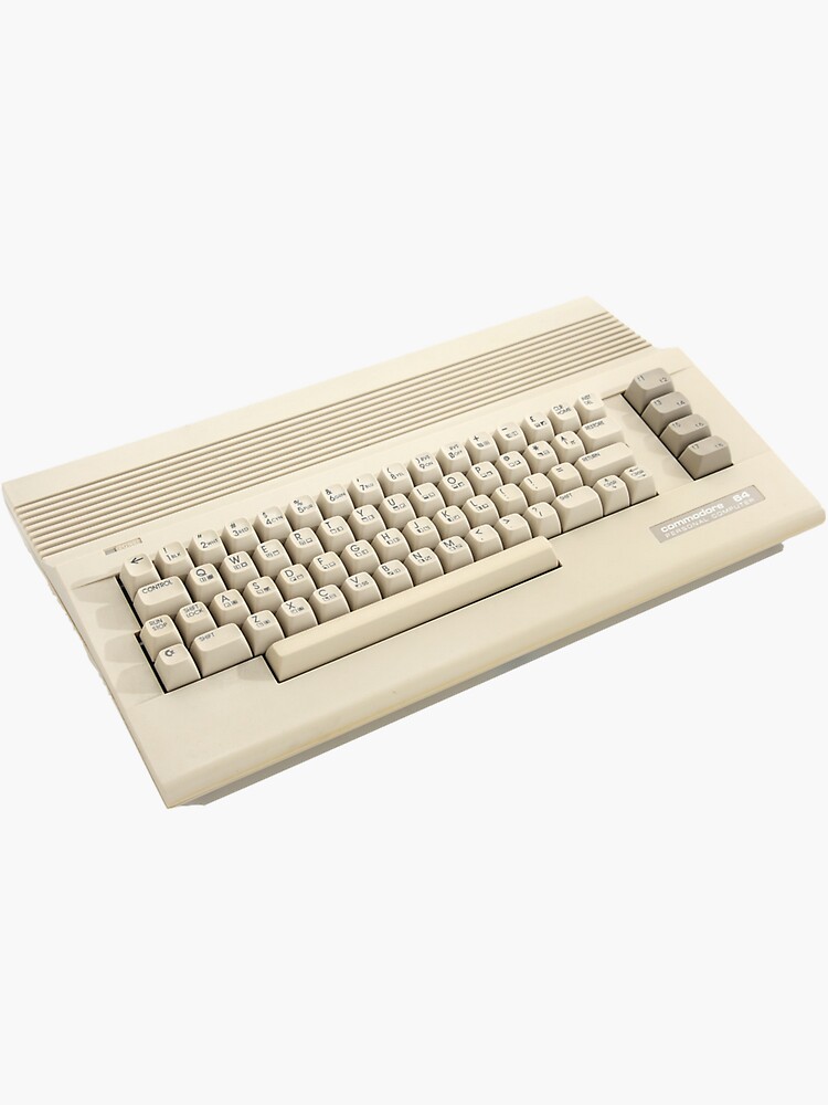 "Commodore 64c" Sticker for Sale by dean7878 | Redbubble