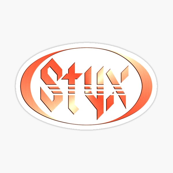 "STYX band logos favorite" Sticker for Sale by oengleweyand | Redbubble