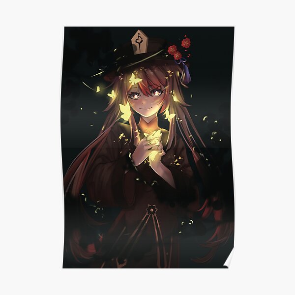 "Genshin Impact Hu Tao " Poster by willybatlong | Redbubble
