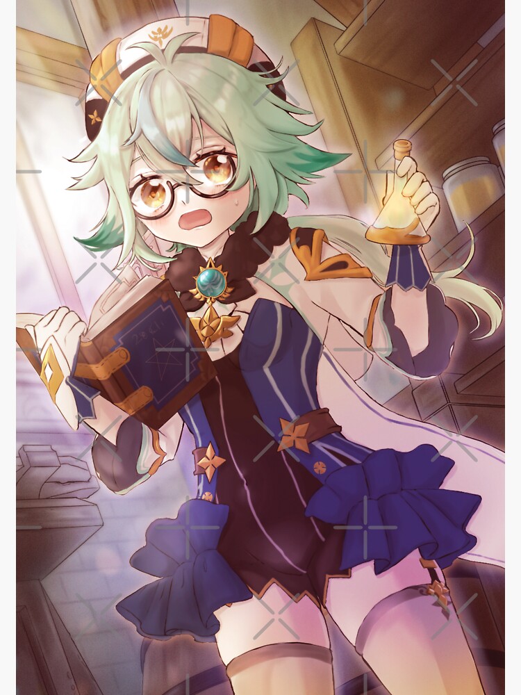 "Genshin Impact Sucrose " Sticker by roycool | Redbubble