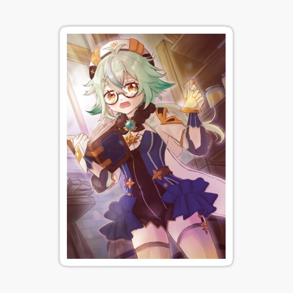 "Genshin Impact Sucrose " Sticker by roycool | Redbubble