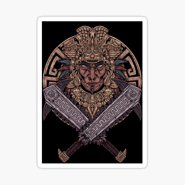 "Aztec " Sticker for Sale by OnesyndicateSTD | Redbubble