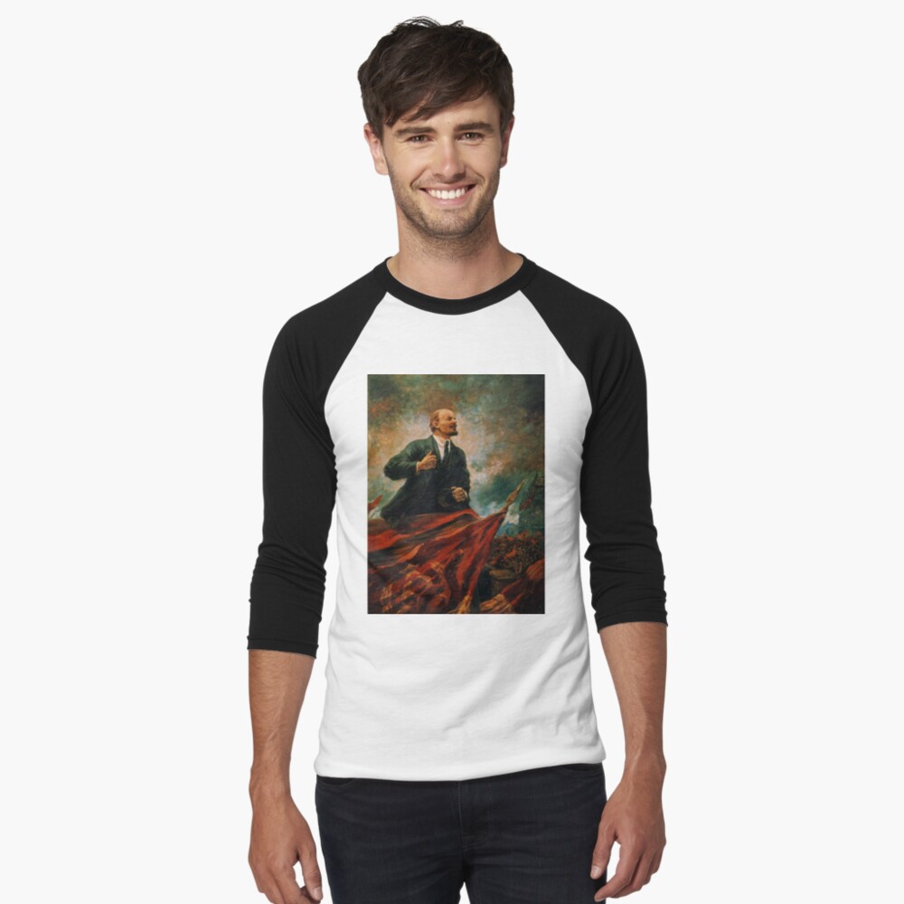 "Lenin (Painting)" Sticker for Sale by Ichneumon-art | Redbubble
