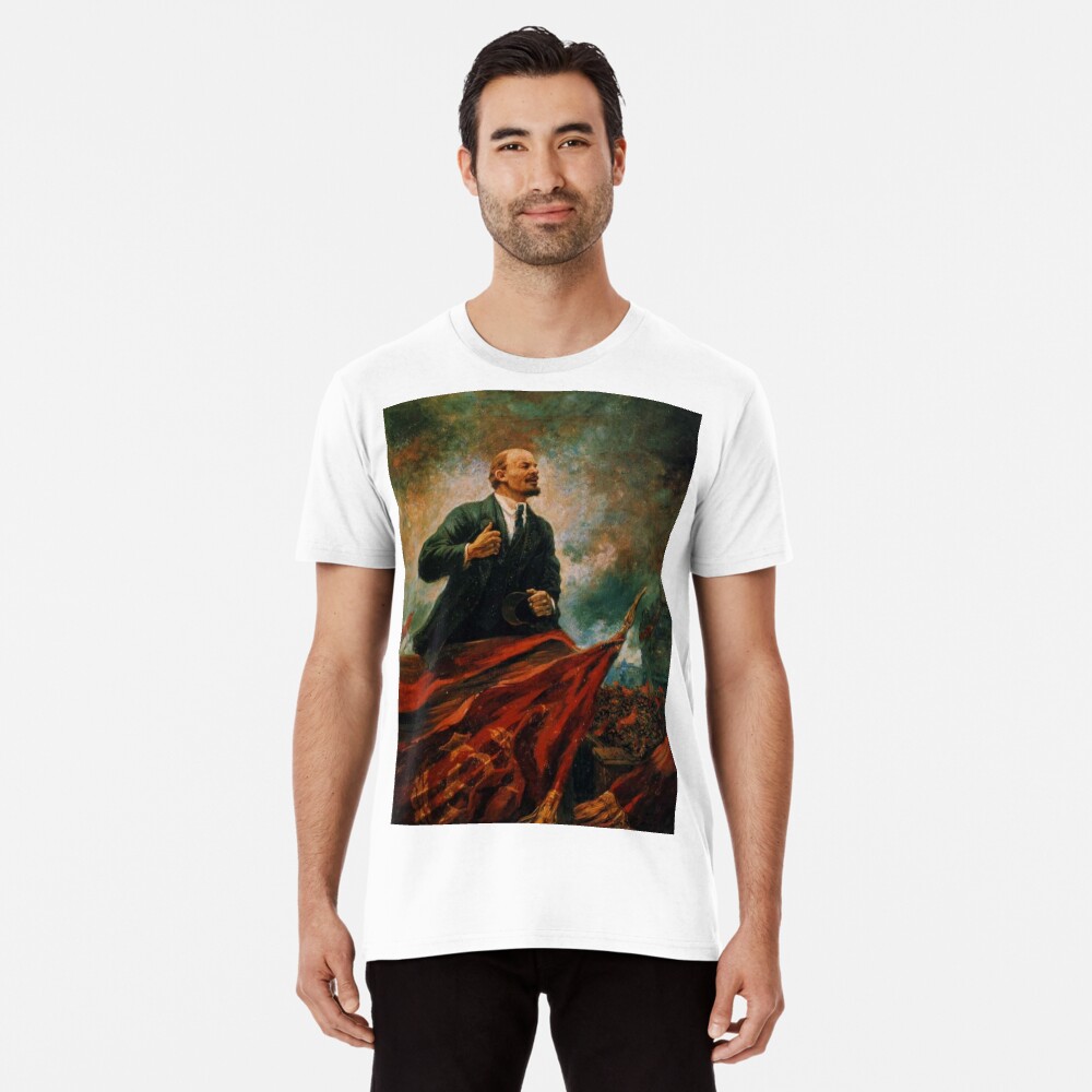 "Lenin (Painting)" Sticker for Sale by Ichneumon-art | Redbubble