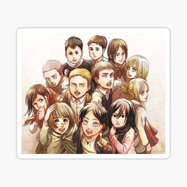 "Snk draw" Sticker for Sale by karimach | Redbubble