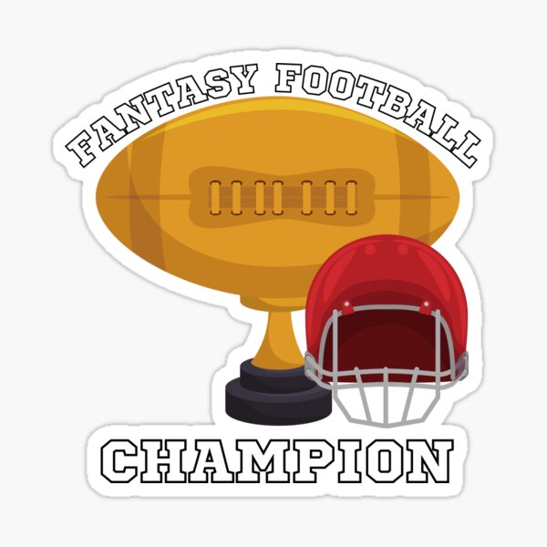"Fantasy Football Champion (White Text)- Fantasy Football League (FFL ...