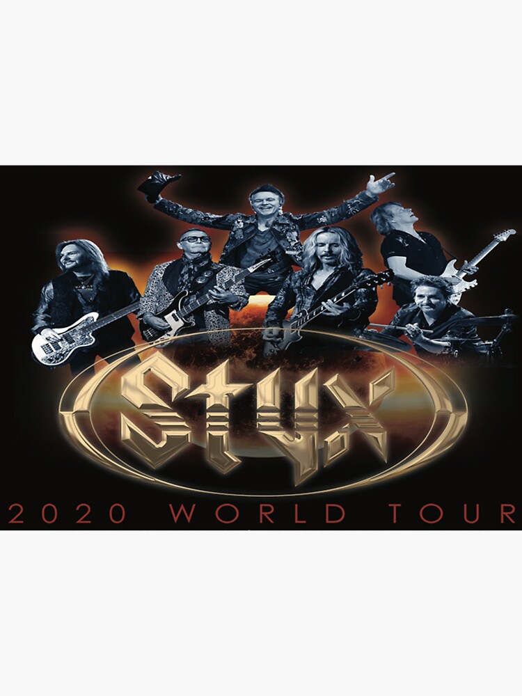 "STYX band logos favorite" Sticker for Sale by oengleweyand | Redbubble