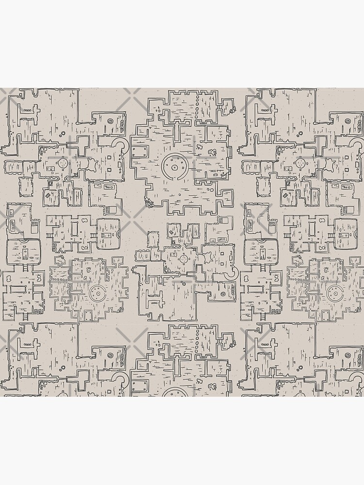 "Tabletop RPG - Dungeon Map" Shower Curtain for Sale by DungeonCrawlers ...