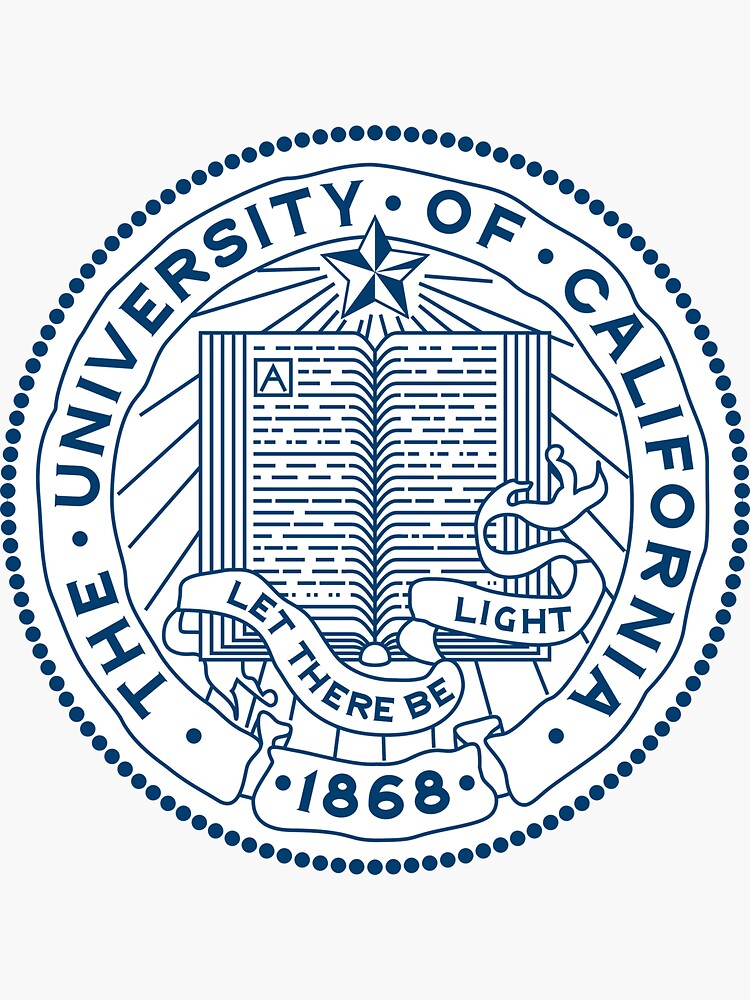 "The University of California-Logo" Sticker for Sale by driptip12 ...