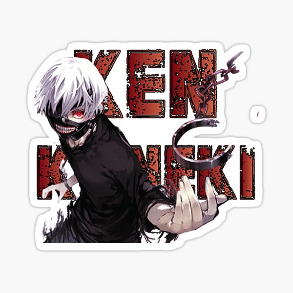 "KEN KANEKI TOKYO GHOUL " Sticker for Sale by Petite1290 | Redbubble