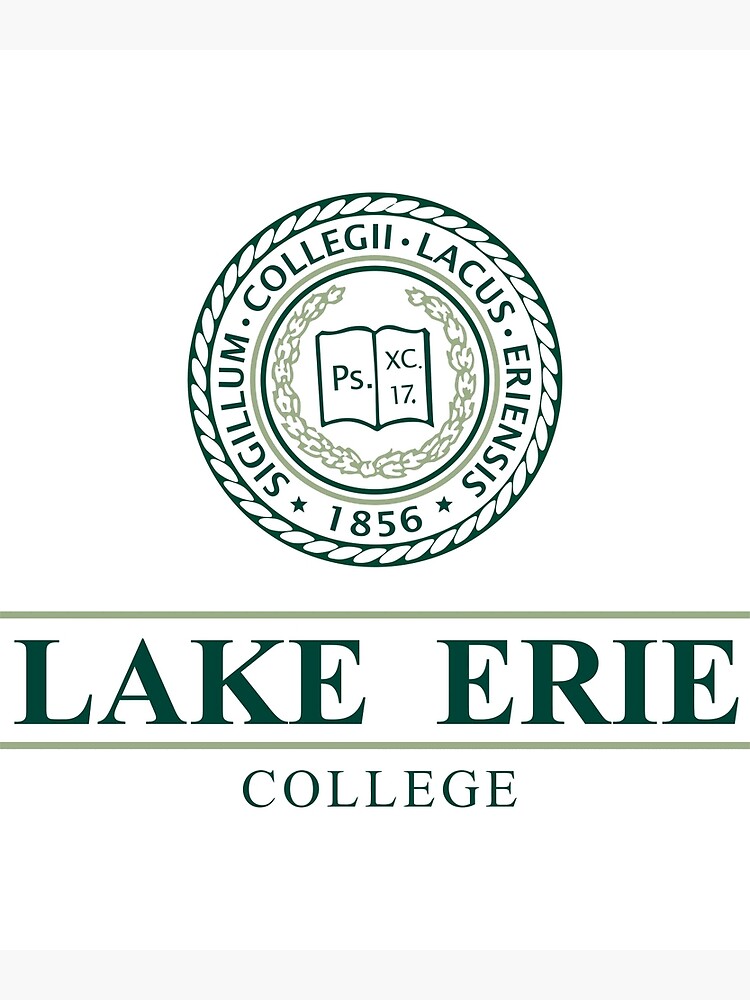"Lake Erie College-Logo" Poster for Sale by driptip12 | Redbubble