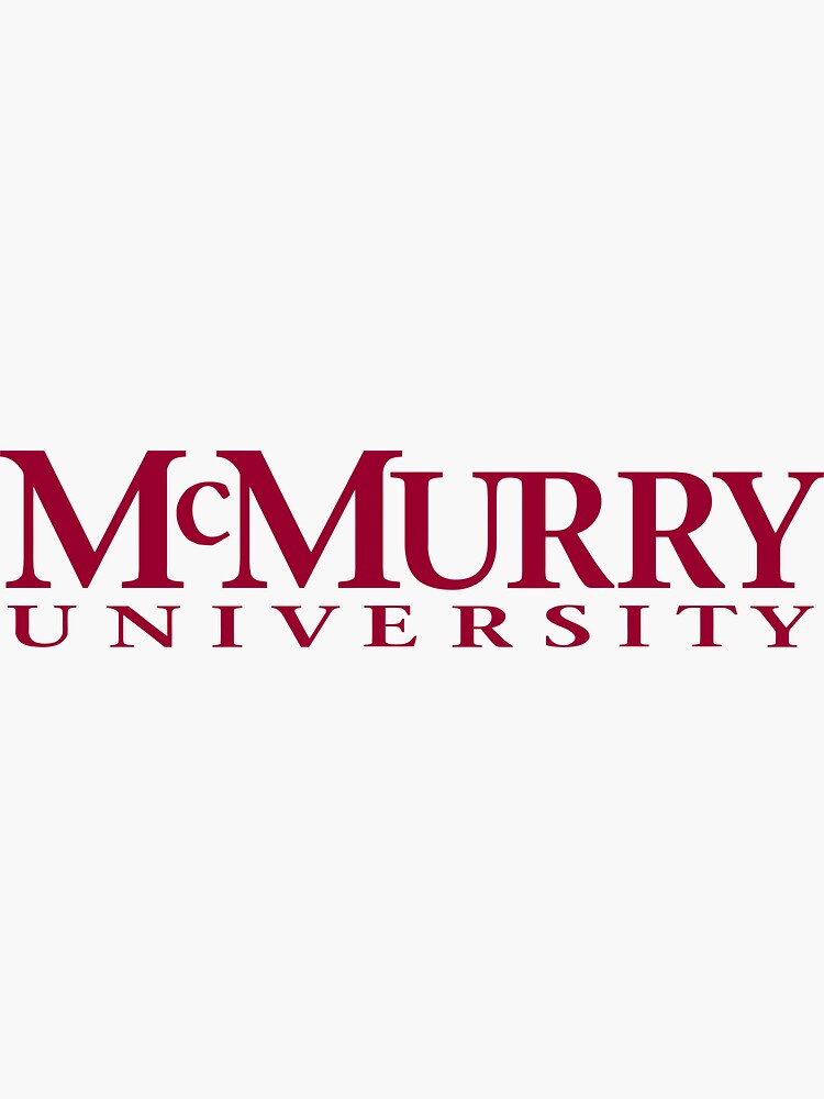 "McMurry University-Logo" Sticker for Sale by driptip12 | Redbubble