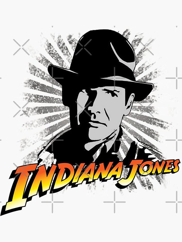 "Gifts Idea Indiana Jones ford Indie Cult" Sticker for Sale by ...