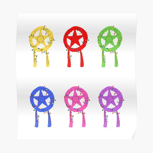 "Filipino Star Christmas Parol Sticker Pack- Filipino Christmas" Poster ...