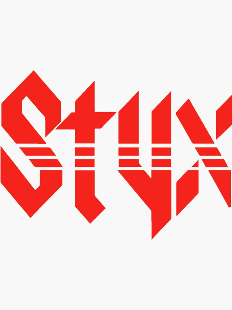"STYX band logos favorite" Sticker for Sale by oengleweyand | Redbubble