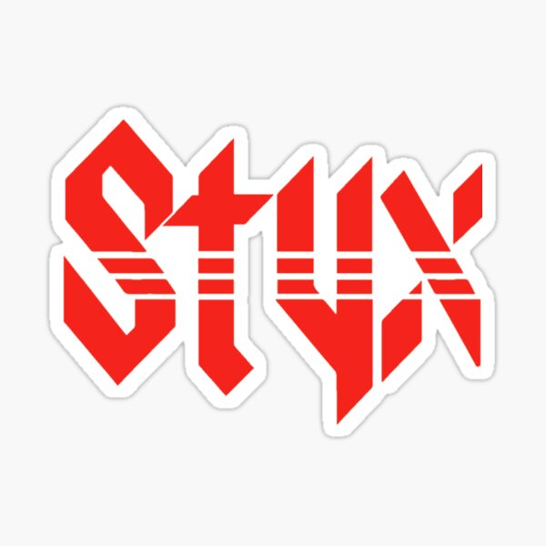"STYX band logos favorite" Sticker for Sale by oengleweyand | Redbubble