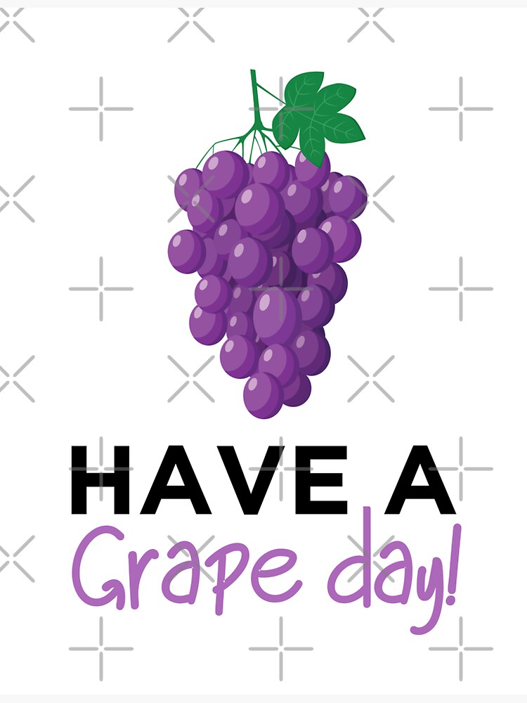 "Have A Grape Day Pattern" Sticker for Sale by darshandraws | Redbubble