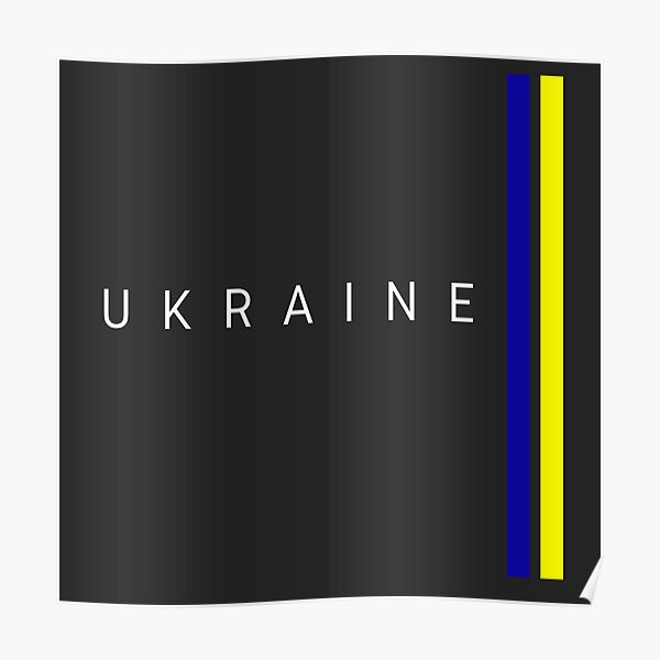 "Ukraine flag" Poster by eka123 | Redbubble